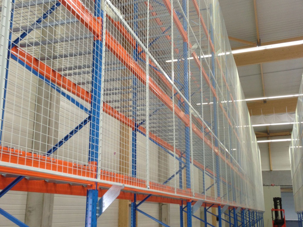 Système de grilles anti-chutes ou filet - Bretagne rayonnage